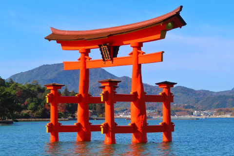 Red Japanese Shrine Gate